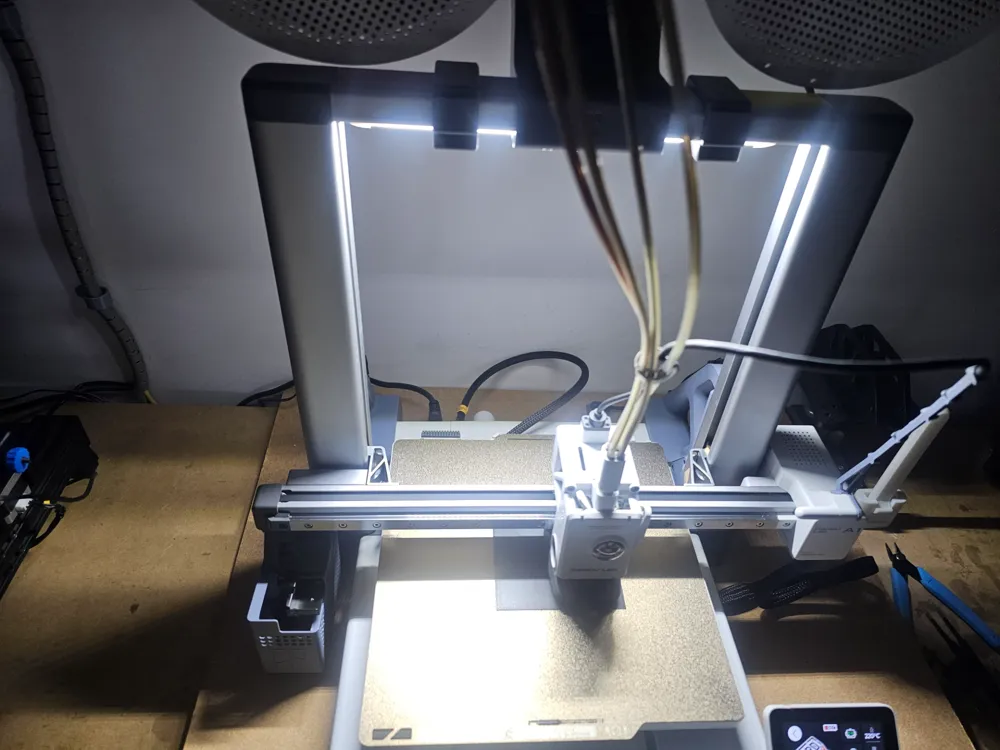 Bambu Lab A1 Rear 12v LED Light Bar - Free 3D Print Model - MakerWorld