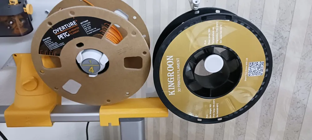 A1 90 Degree Side Mount Spool Holder Remixed by vantasstic - MakerWorld