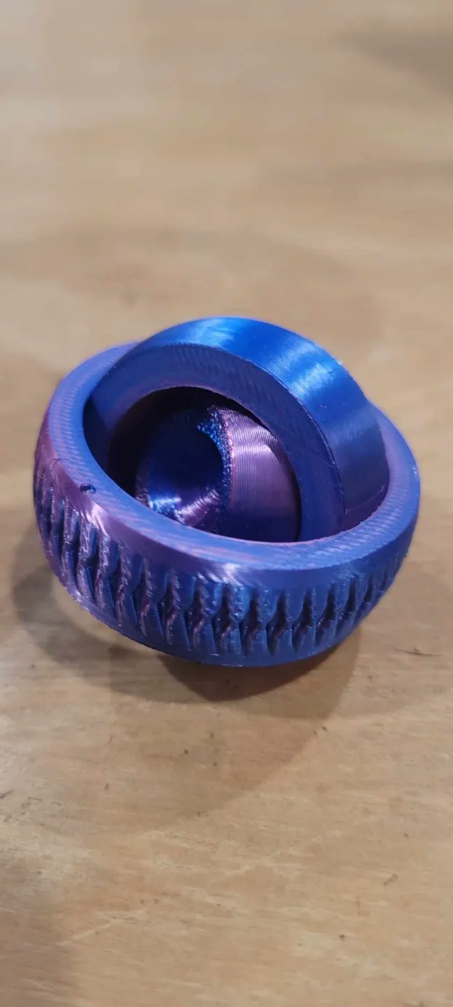 Fidget Spinner Textured (Mini) by bloodVixen - MakerWorld