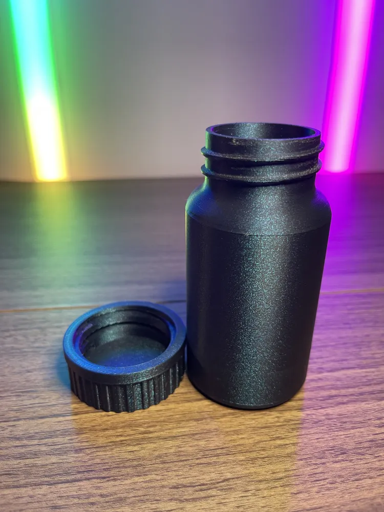 Pill Bottle – Functional Twist-Cap Container - Free 3D Print Model ...