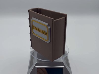 Bookmark Holder With Custom Plaque by JayminProd MakerWorld: Download ...