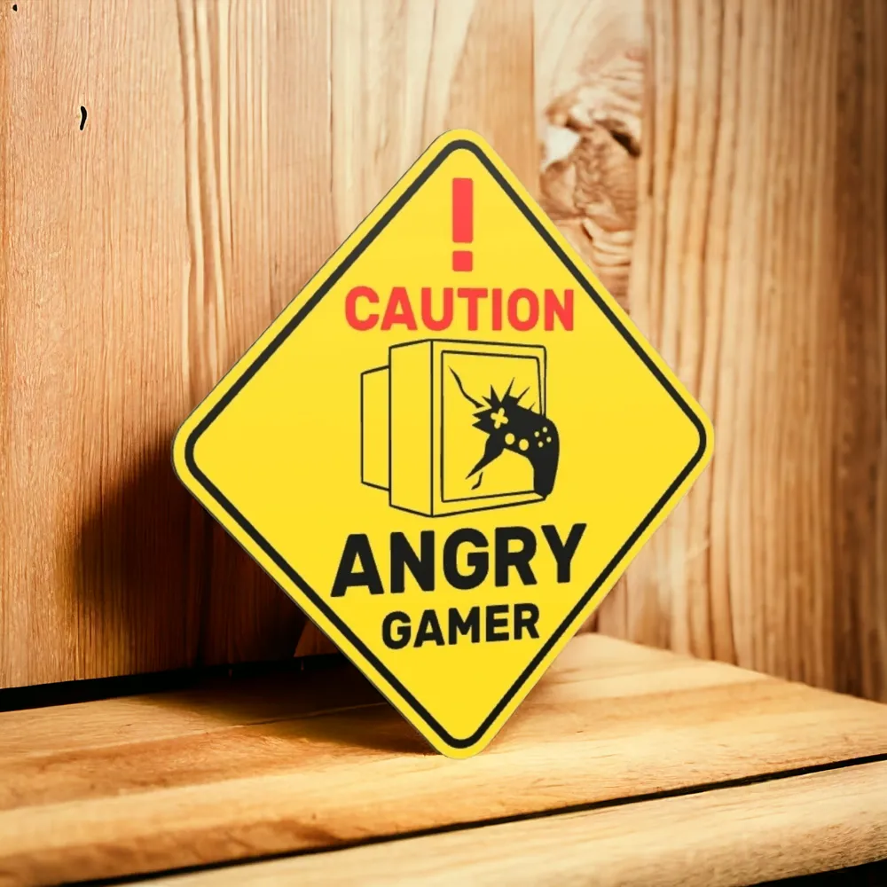 Plate Angry Gamer by ZUPA 3D - MakerWorld