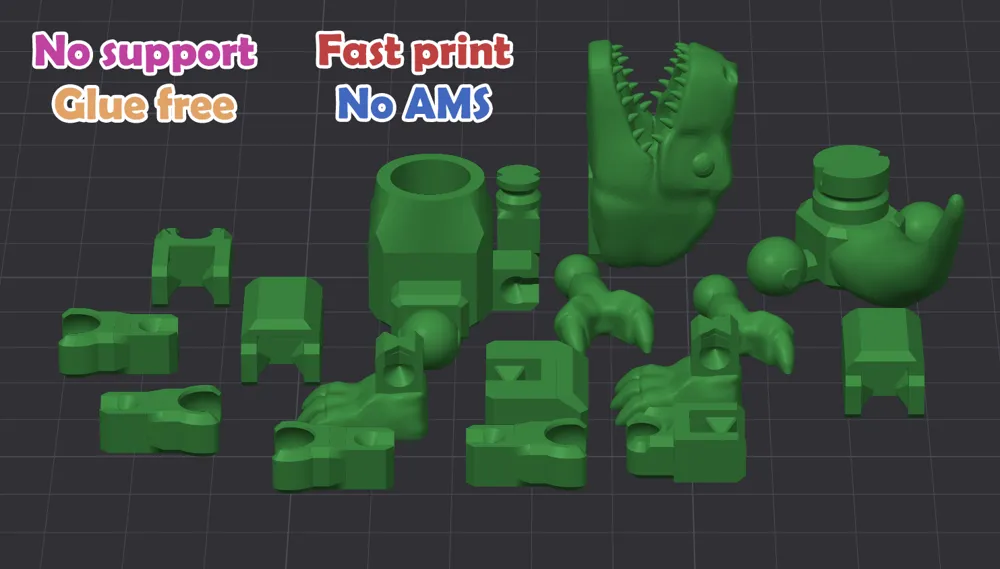 Origin-Zero Mecha T-Rexatron - Free 3D Print Model - MakerWorld