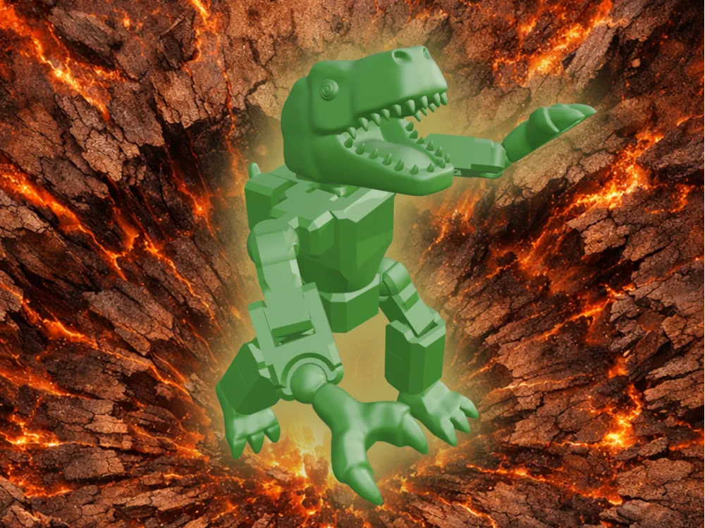 Origin-Zero Mecha T-Rexatron - Free 3D Print Model - MakerWorld