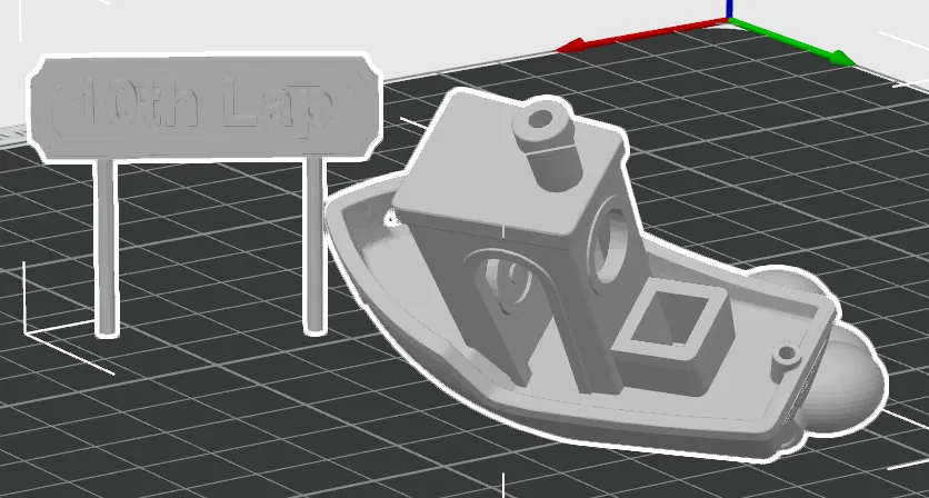 Race Car Benchy (10 year anniversary) by D-Man-11 MakerWorld: Download ...