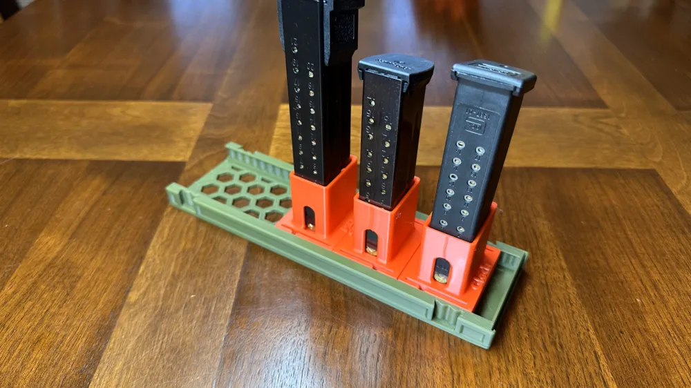 Modular Pistol Rack and Storage v3.1 by MakeItSlow MakerWorld: Download ...