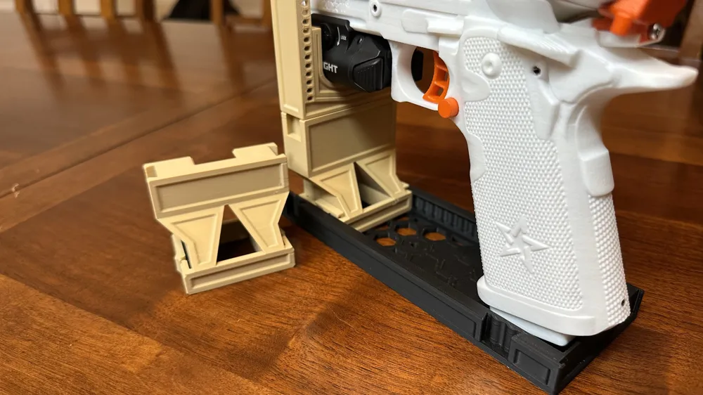 Modular Pistol Rack and Storage v3.1 by MakeItSlow MakerWorld: Download ...