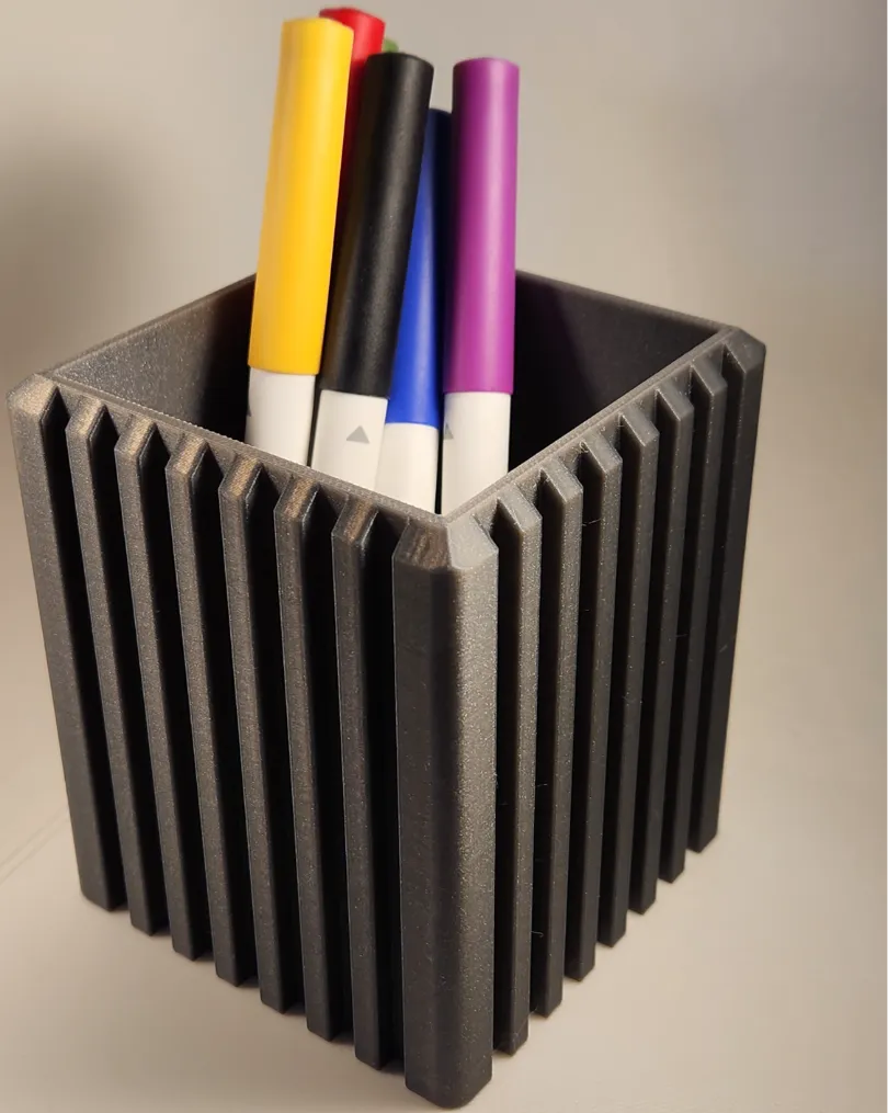 Modern Pen Holder by GreedEagle - MakerWorld