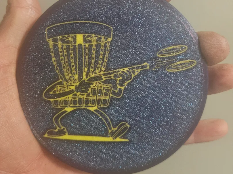 Basket Buckshot disc golf marker by thamitchsta MakerWorld: Download ...