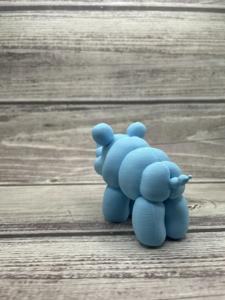 Balloon Rhino - Free 3D Print Model - MakerWorld