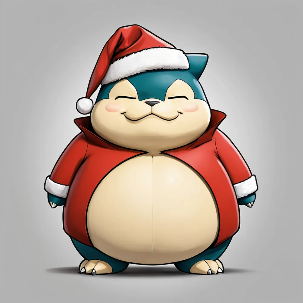 Snorlax Christmas by lucamoretti86 - MakerWorld