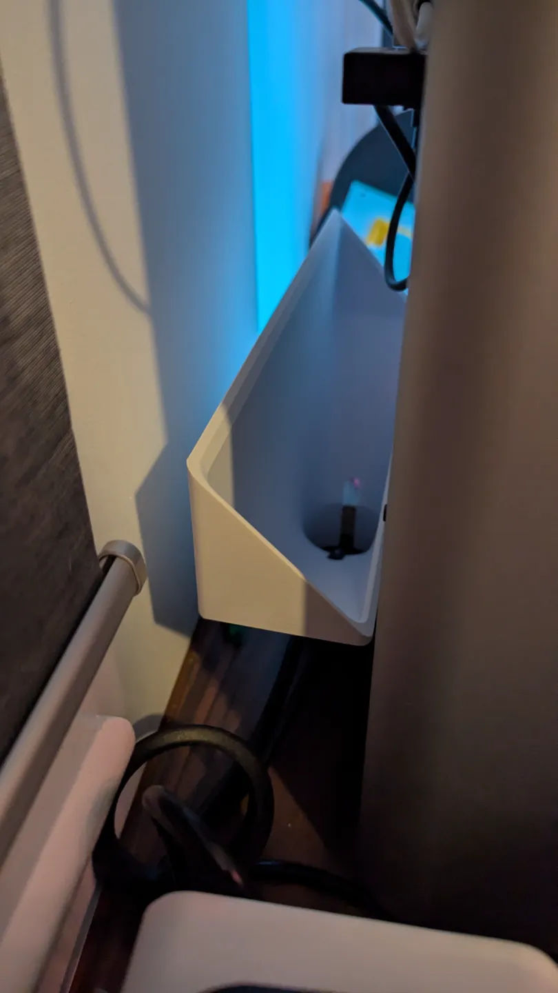 Desk Mounted Poop Chute X1/P1 by Davyd - MakerWorld