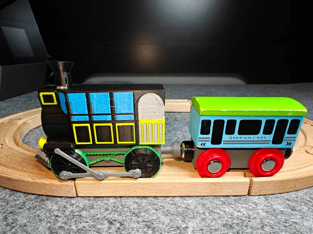 Electric Modular Steam Train - Brio/Lillabo by Starting Energy YT - MakerWorld