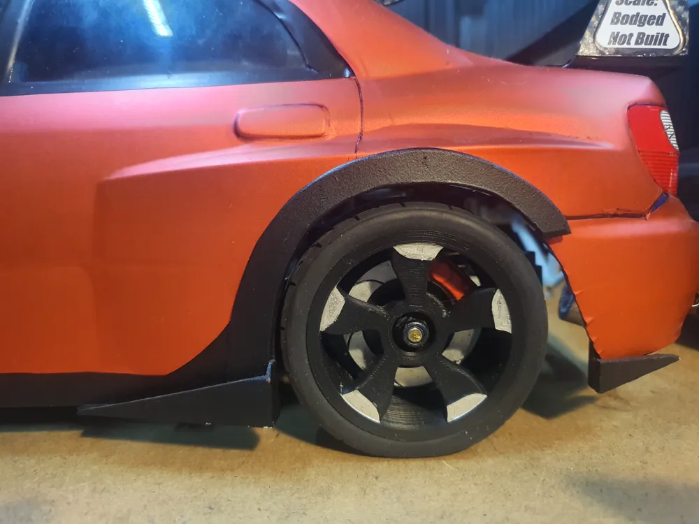 Audi Rotor Style 1:10 Rc Wheels 3mm offset by Scale: Bodged Not Bullt ...