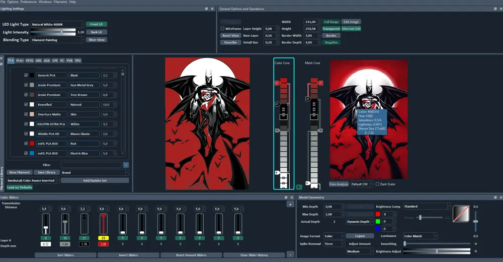 Hueforge Batman & Harley Quinn by Luckyfer - MakerWorld