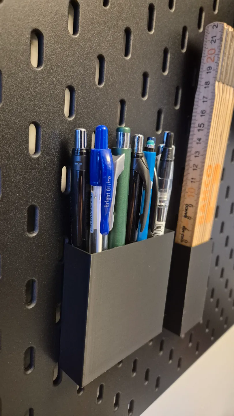IKEA Skadis pen / tool holder 2 sizes by Lenteh - MakerWorld