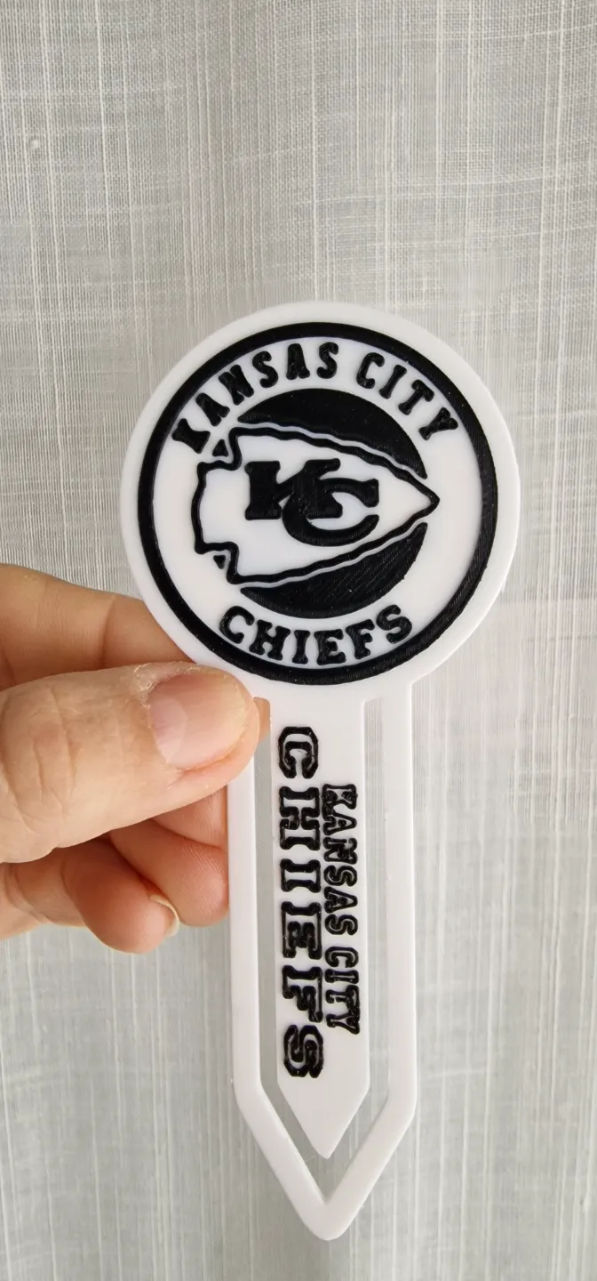 Kansas City Chiefs SWIFT bookmark Marcador de libros Kansas City Chiefs ...