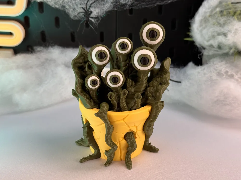 Monster Plant V1 - Free 3D Print Model - MakerWorld