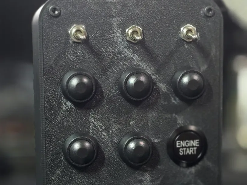 DIY Racing Sim Button Box - Free 3D Print Model - MakerWorld