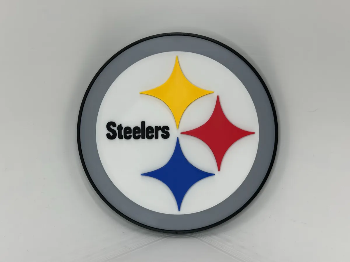 Logotipo de los Pittsburgh Steelers 2002 - Modelo de impresión 3D ...