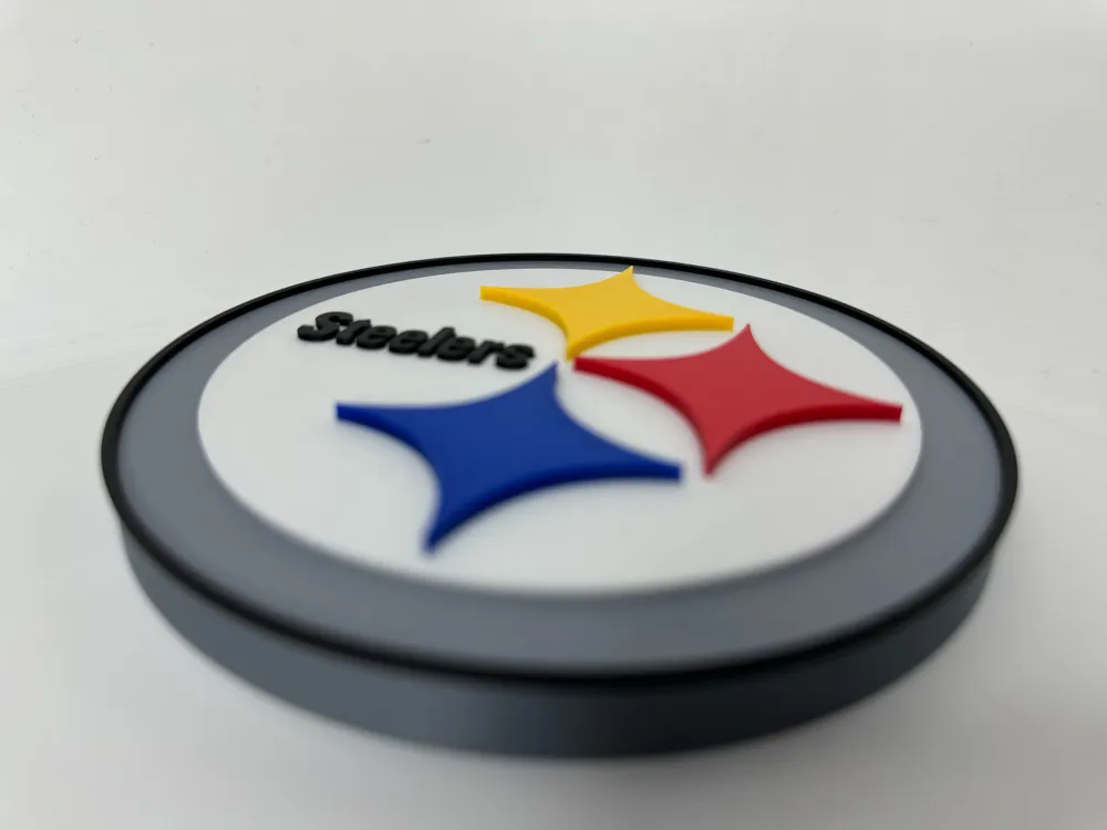 Logotipo de los Pittsburgh Steelers 2002 - Modelo de impresión 3D ...