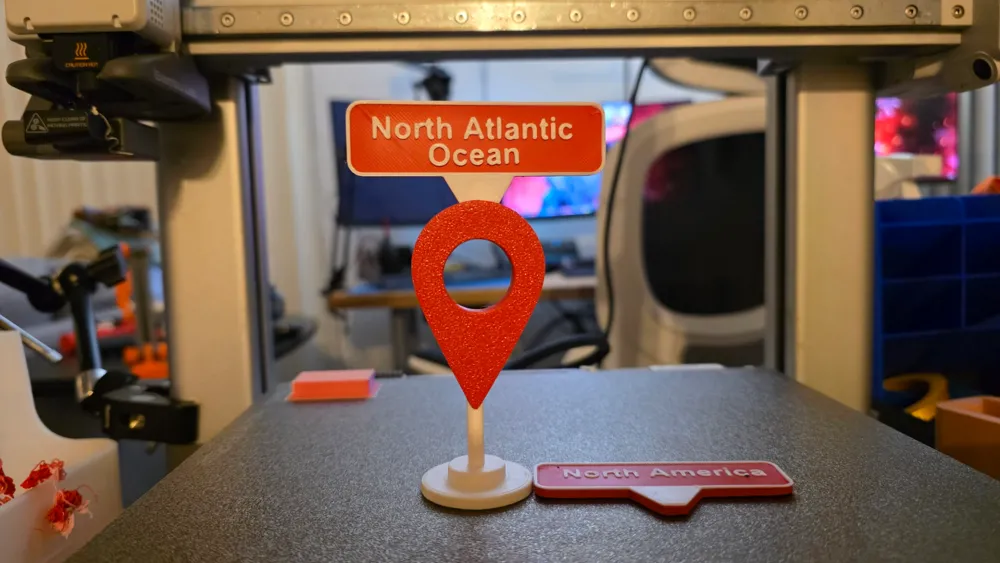 Map Pin Labeler with Customizable Text by cyberjo50 - MakerWorld