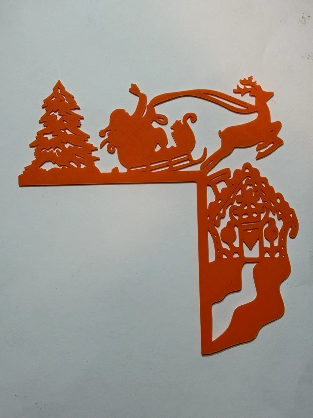 door corner Santa Claus by Mysstra hueforge 3Dart - MakerWorld