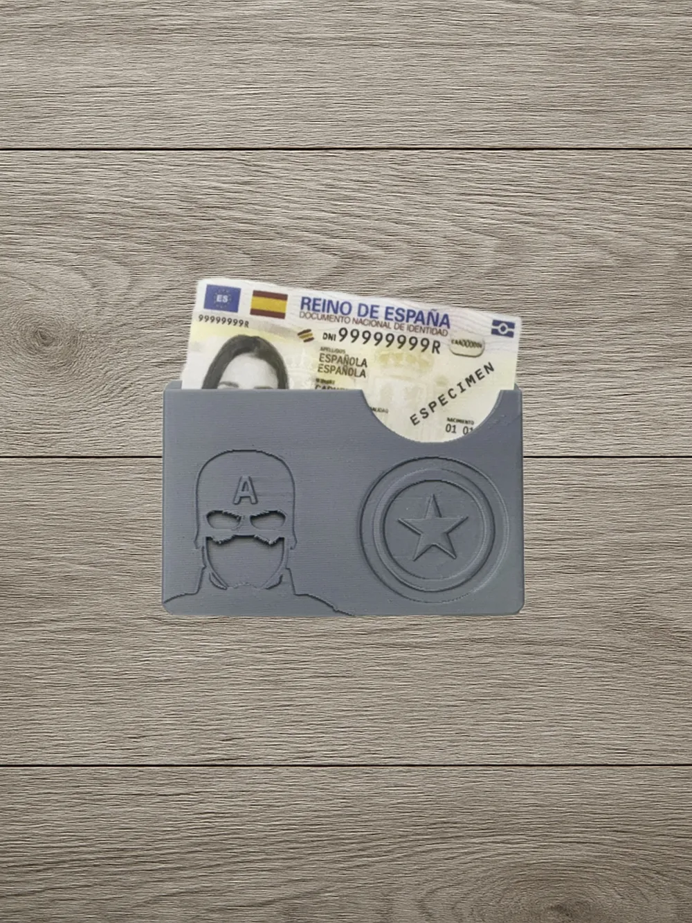 Wallet, Captain America wallet ID and Card - Free 3D Print Model ...