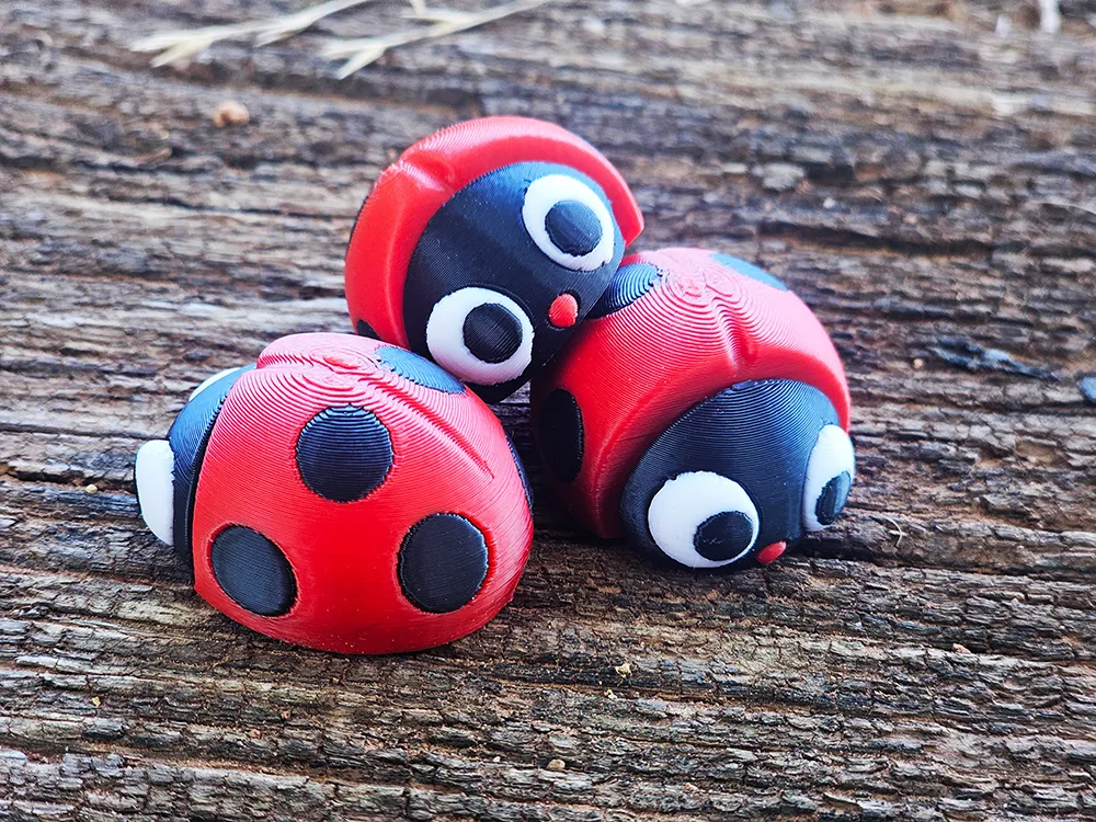 Cute Flexi Ladybug and House by DoodledDigital MakerWorld: Download ...