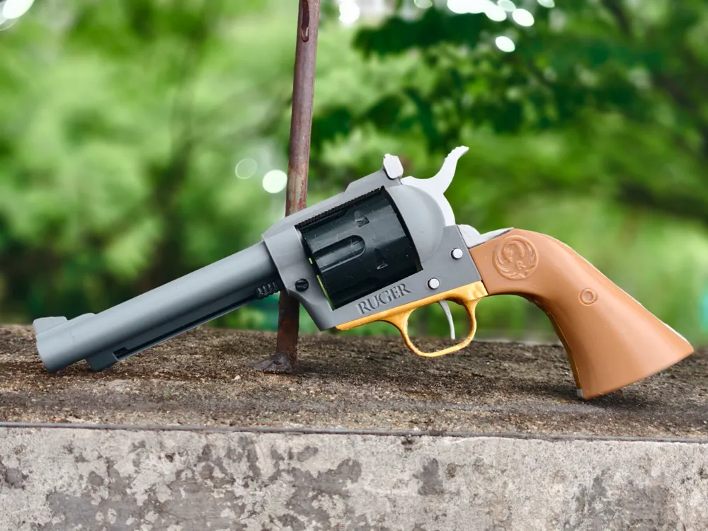 Ruger Blackhawk singleaction Revolver Fidget Toy by 补补觉去 MakerWorld ...