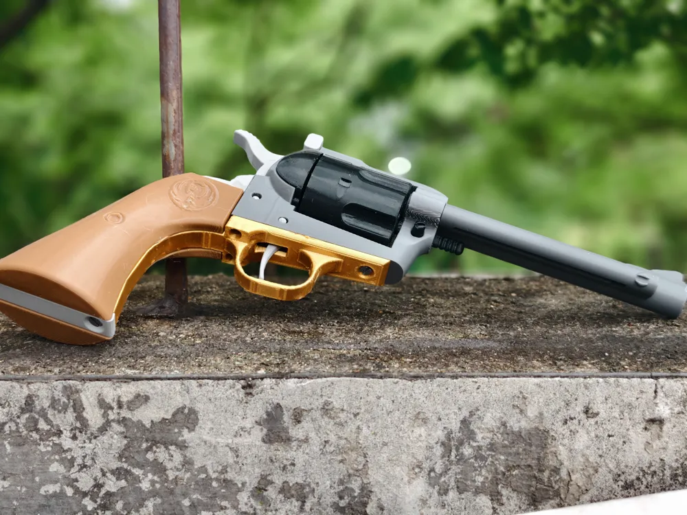 Ruger Blackhawk singleaction Revolver Fidget Toy by 补补觉去 MakerWorld ...