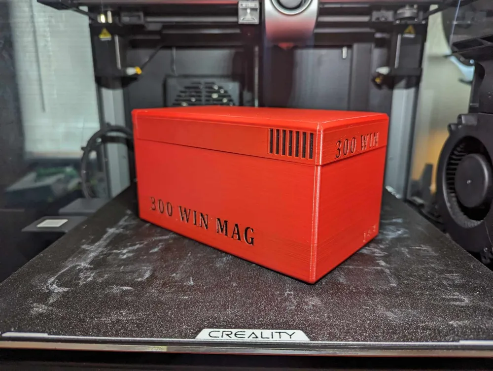 300 Win Mag 50 Round Box by quadracerjr33 MakerWorld: Download Free 3D ...