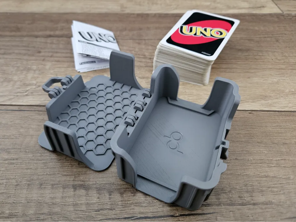 Uno Card Box - playable in the box - Free 3D Print Model - MakerWorld