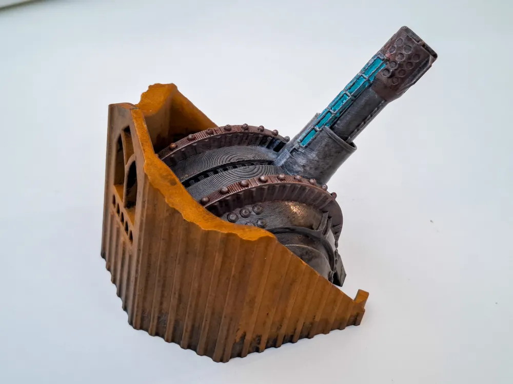 Macro Cannon with Gothic Eagle Facade by PCEK MakerWorld: Download Free ...