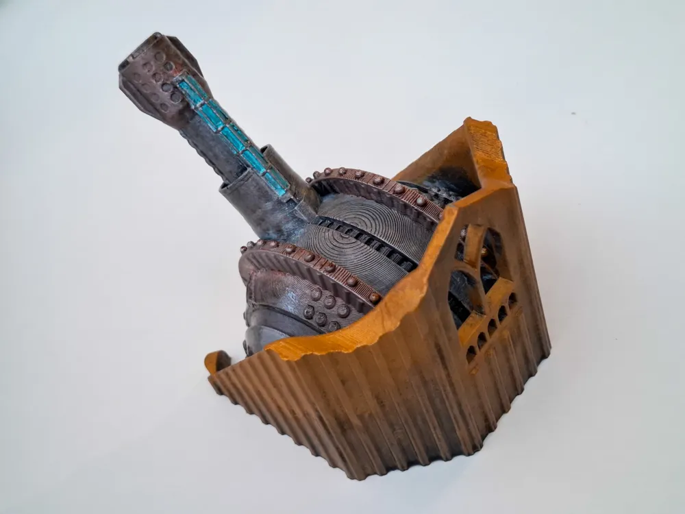 Macro Cannon with Gothic Eagle Facade by PCEK MakerWorld: Download Free ...