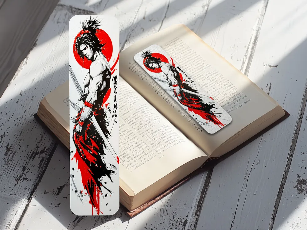 Bookmark Shogun - Japan Inspired Series by 29FLO - MakerWorld
