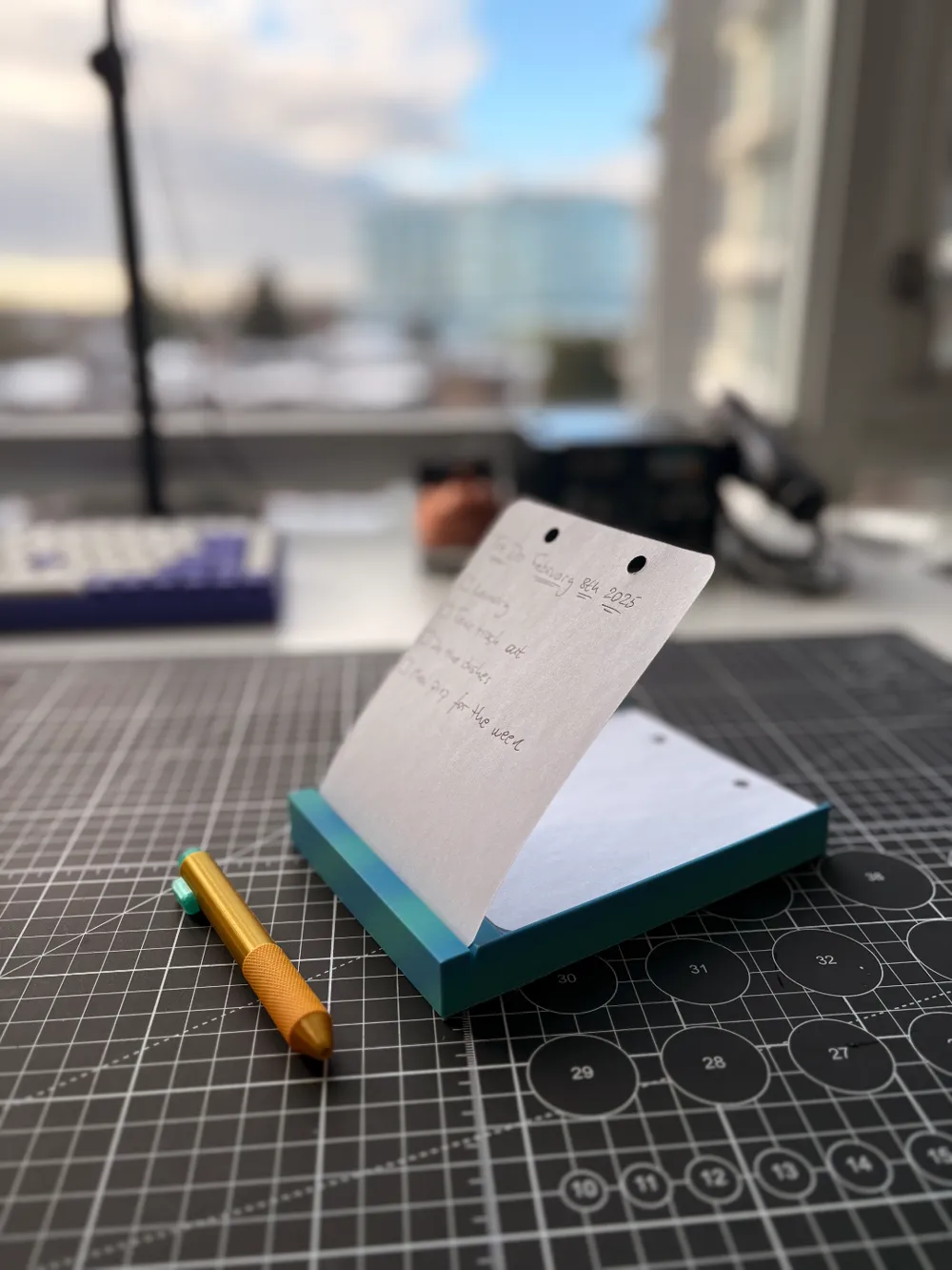 Desk Notepad - A6 or B6 paper size by matheusmortatti - MakerWorld