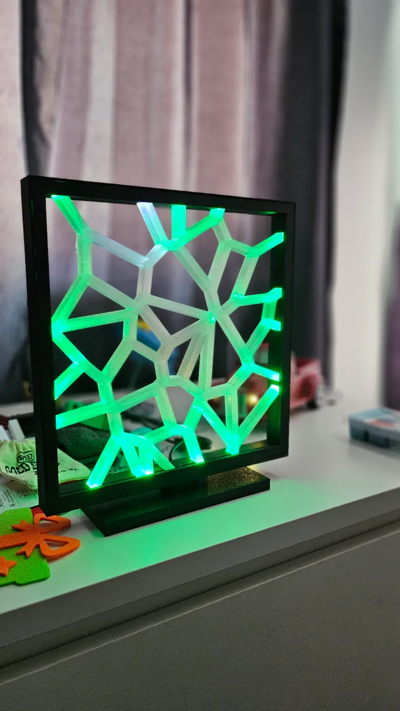 NO AMS Voronoi LED dual-sided panel by BluePrint3d MakerWorld: Download ...