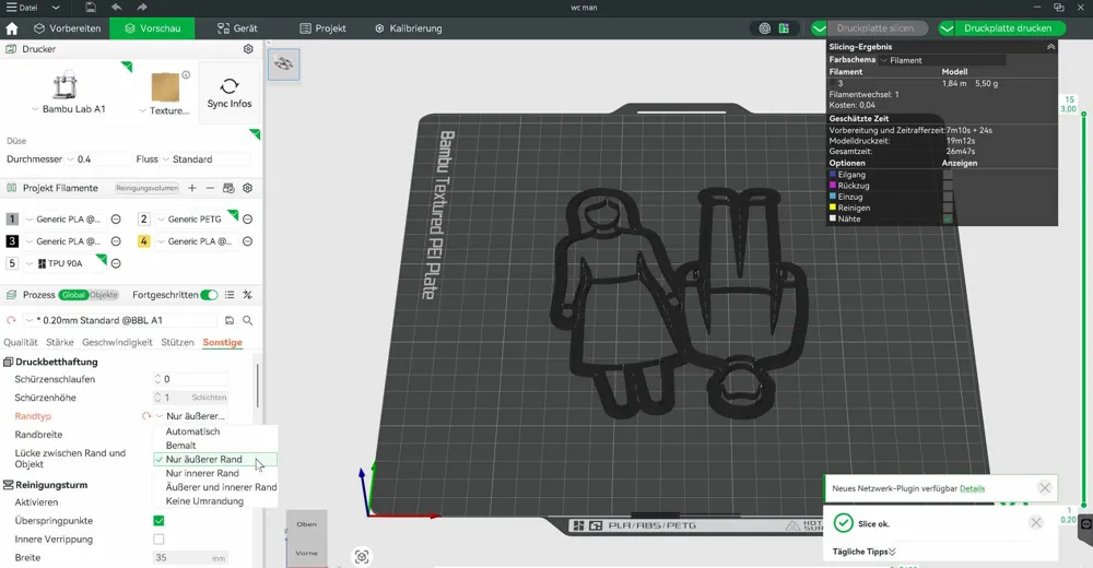 Modern Restroom Pictograms (Women & Men) - Free 3D Print Model - MakerWorld