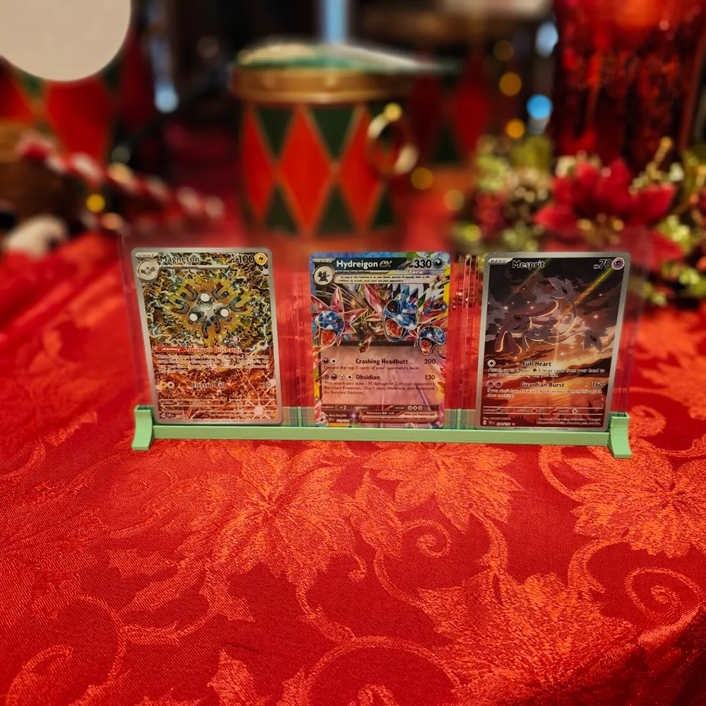 3 Top Loader TCG Display Stand by SilentYetiDesigns - MakerWorld