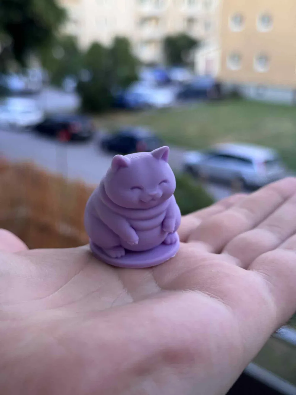 Cute Fat Cat - 38 Min print - Free 3D Print Model - MakerWorld