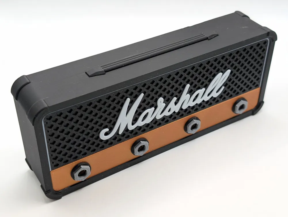 Marshall amp key hanger by Spin3D - MakerWorld