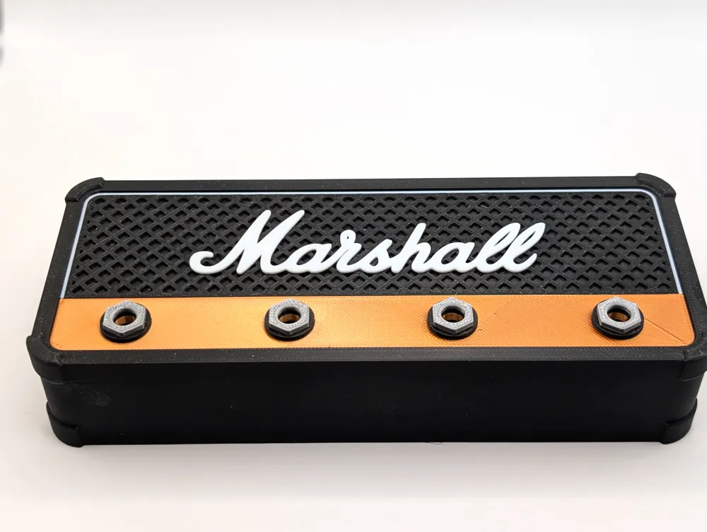 Marshall amp key hanger by Spin3D - MakerWorld