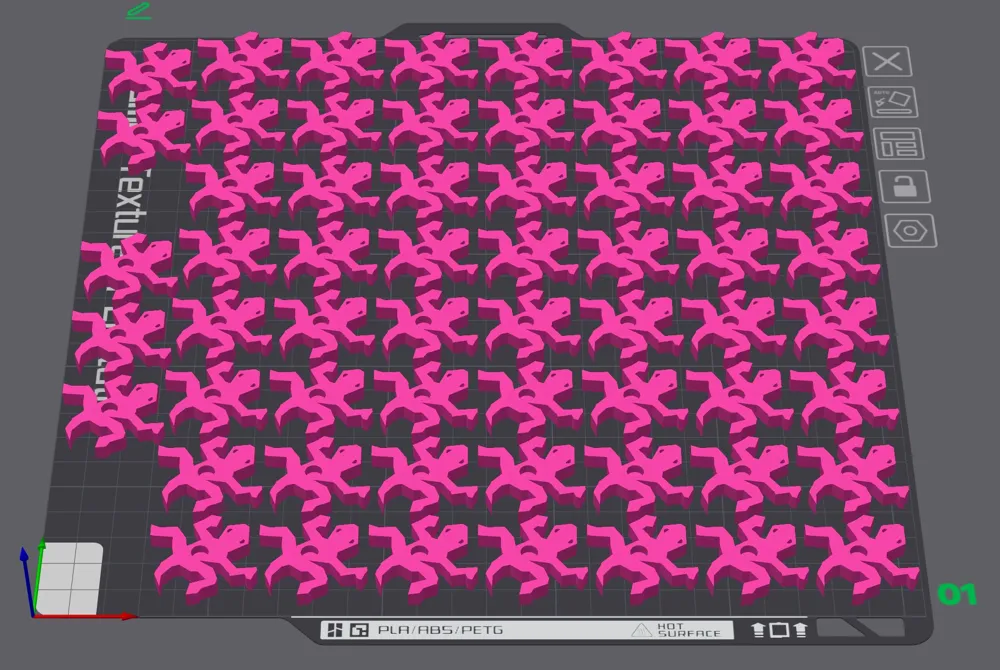 MC Escher Lizard Tessellation Refrigerator Magnet by Tad Ghostal ...