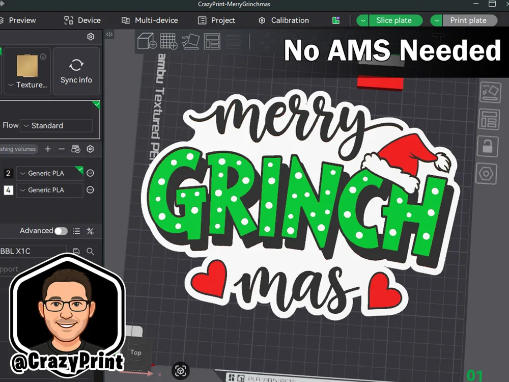 Merry Grinchmas colorful holiday Wall Art - No AMS by CrazyPrint ...