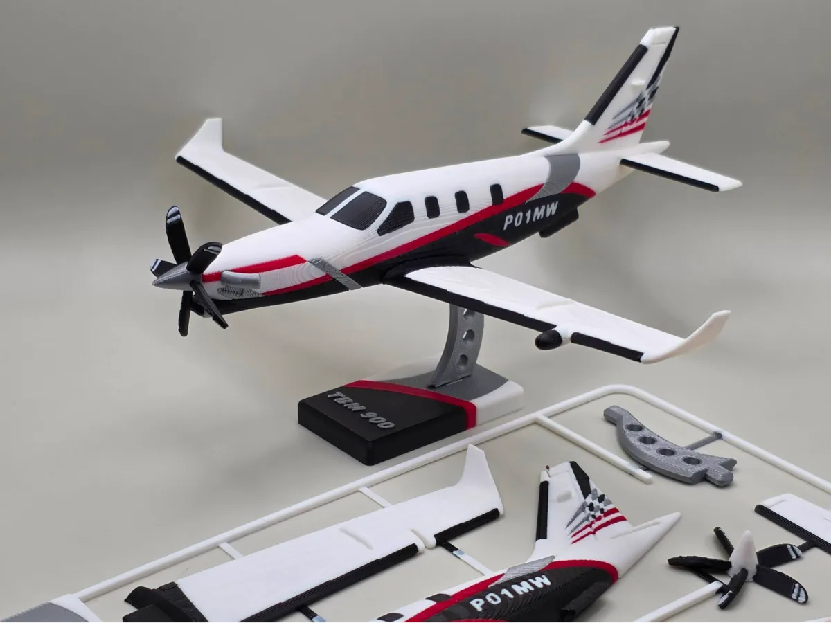 TBM 900 Plane Kit Card - Free 3D Print Model - MakerWorld