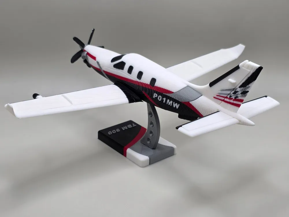 TBM 900 Plane Kit Card - Free 3D Print Model - MakerWorld