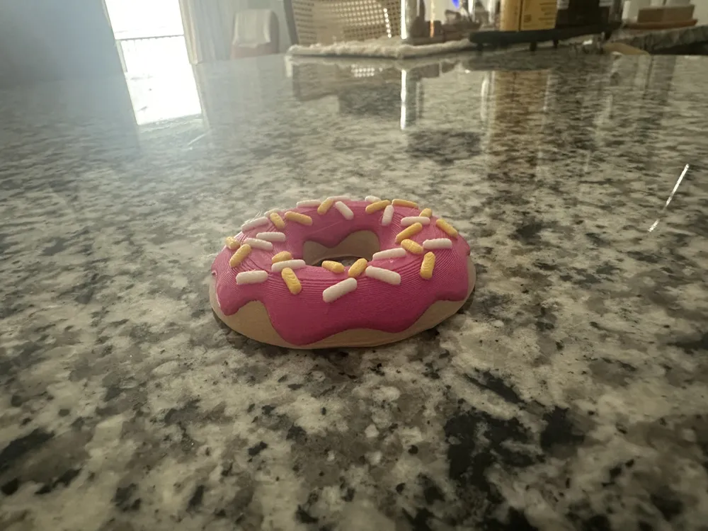 Donut Fridge Magnet - Free 3D Print Model - MakerWorld