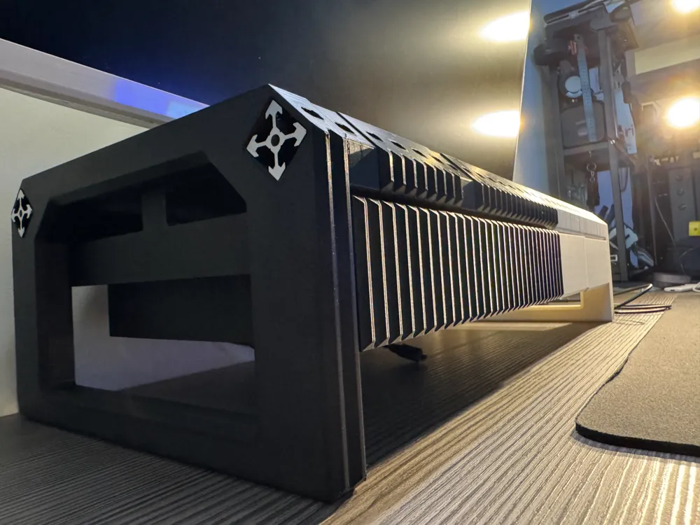 Infinity Monitor Riser | Fully Center-Suspended by Apumia MakerWorld ...