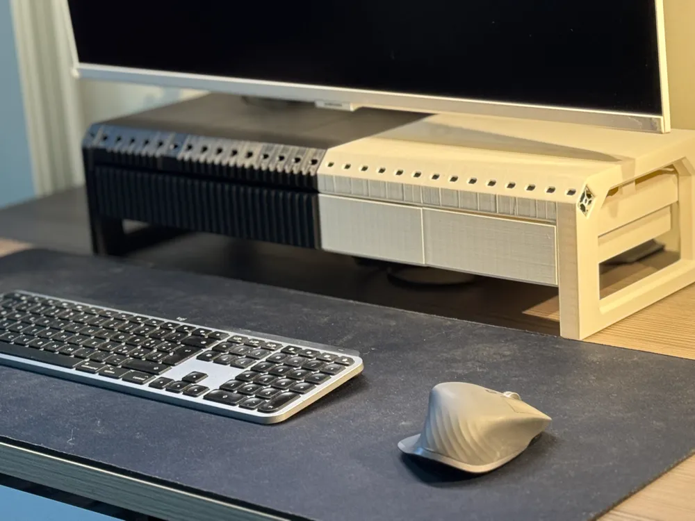 Infinity Monitor Riser | Fully Center-Suspended by Apumia MakerWorld ...